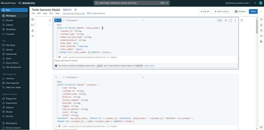 From Etl To Semantic Model Modeling A Semantic Layer In Databricks With Timbr Timbrai